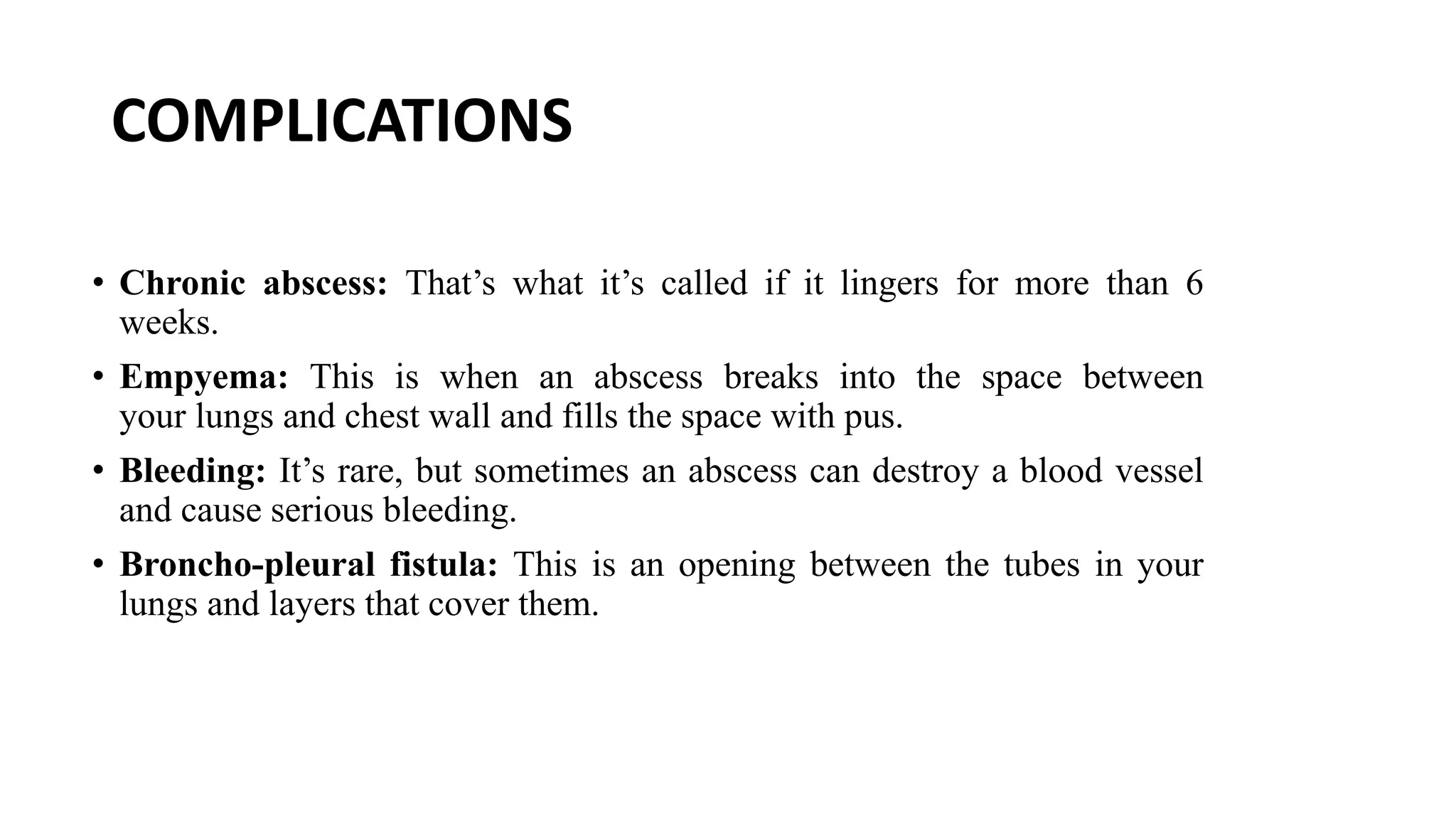 Lungs abscess | PPTX