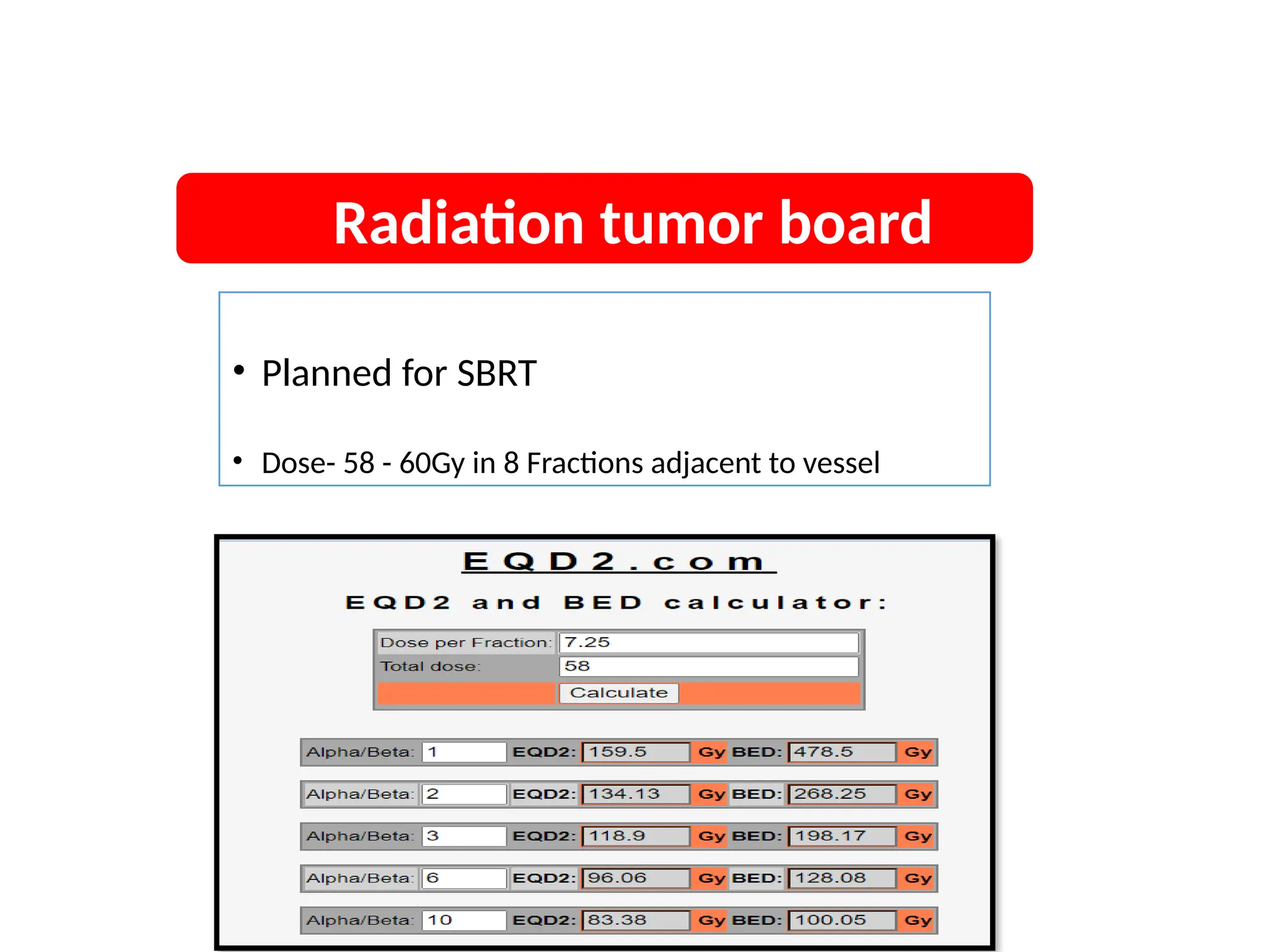 PERIPHERAL LESION LUNG SBRT ROSE CASE PPT | PPTX