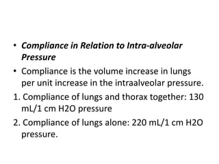 Lungs compliance | PPTX