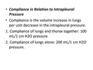 Lungs compliance | PPTX
