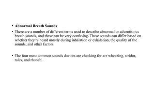 lung sound.pptx by Muheeb lecture medical | PPTX