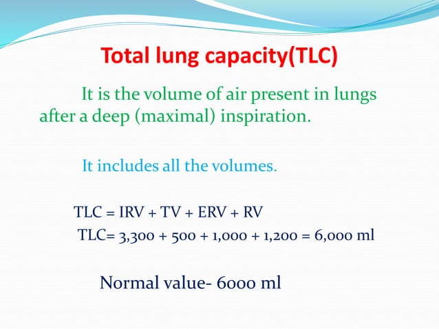 Lungs volume and Capacities | PPTX