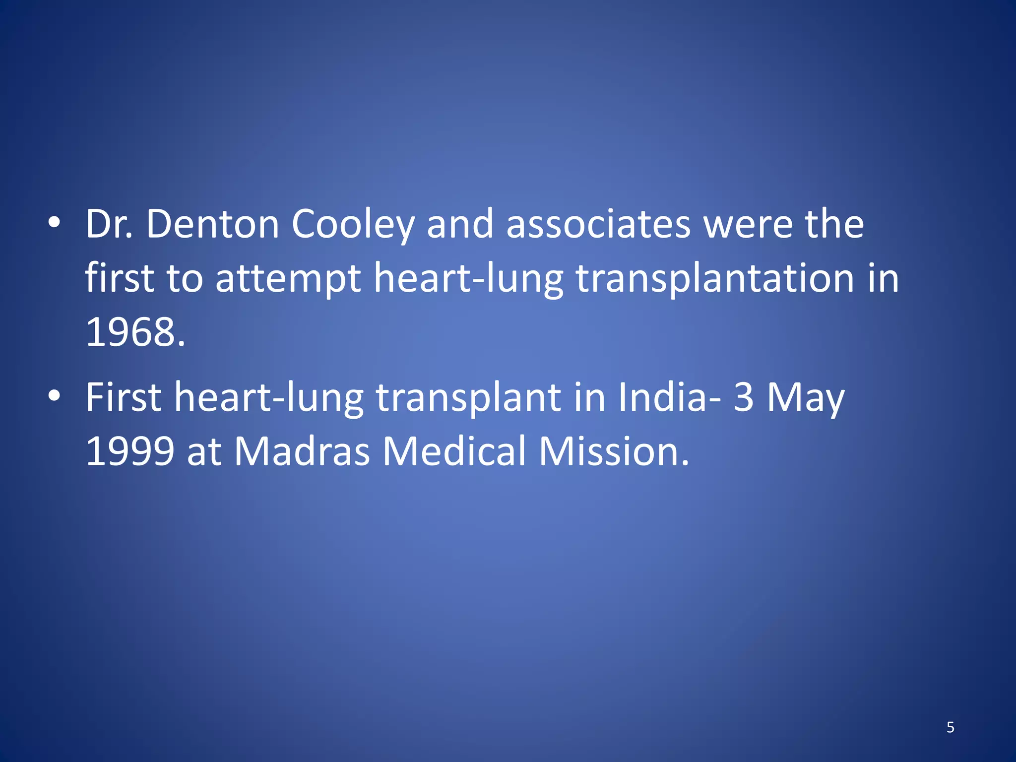 Lung transplantation | PPTX