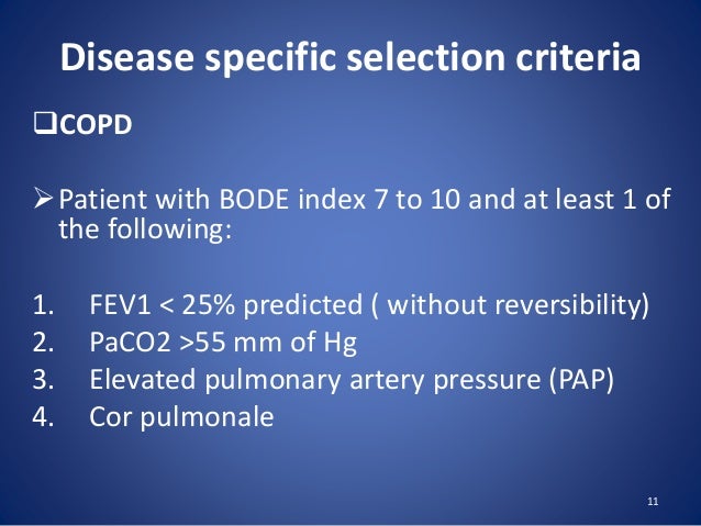 Lung transplantation