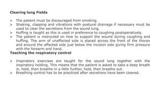 Lung transplantation and role of physiotherapy | PPTX