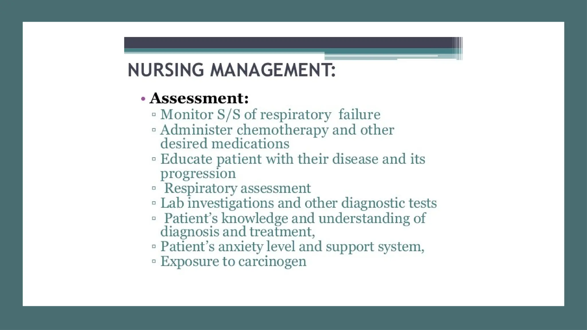 LUNG TUMOR.pptx NURSING STUDENTS RESPIRATORY DISEASE | PPTX