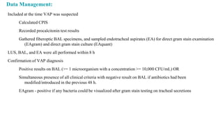 Lung usg for vap | PPTX