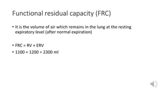 Lung volume and capacity | PPTX | Lung and Respiratory Health ...
