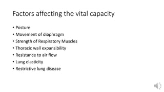 Lung volume and capacity | PPTX | Lung and Respiratory Health ...