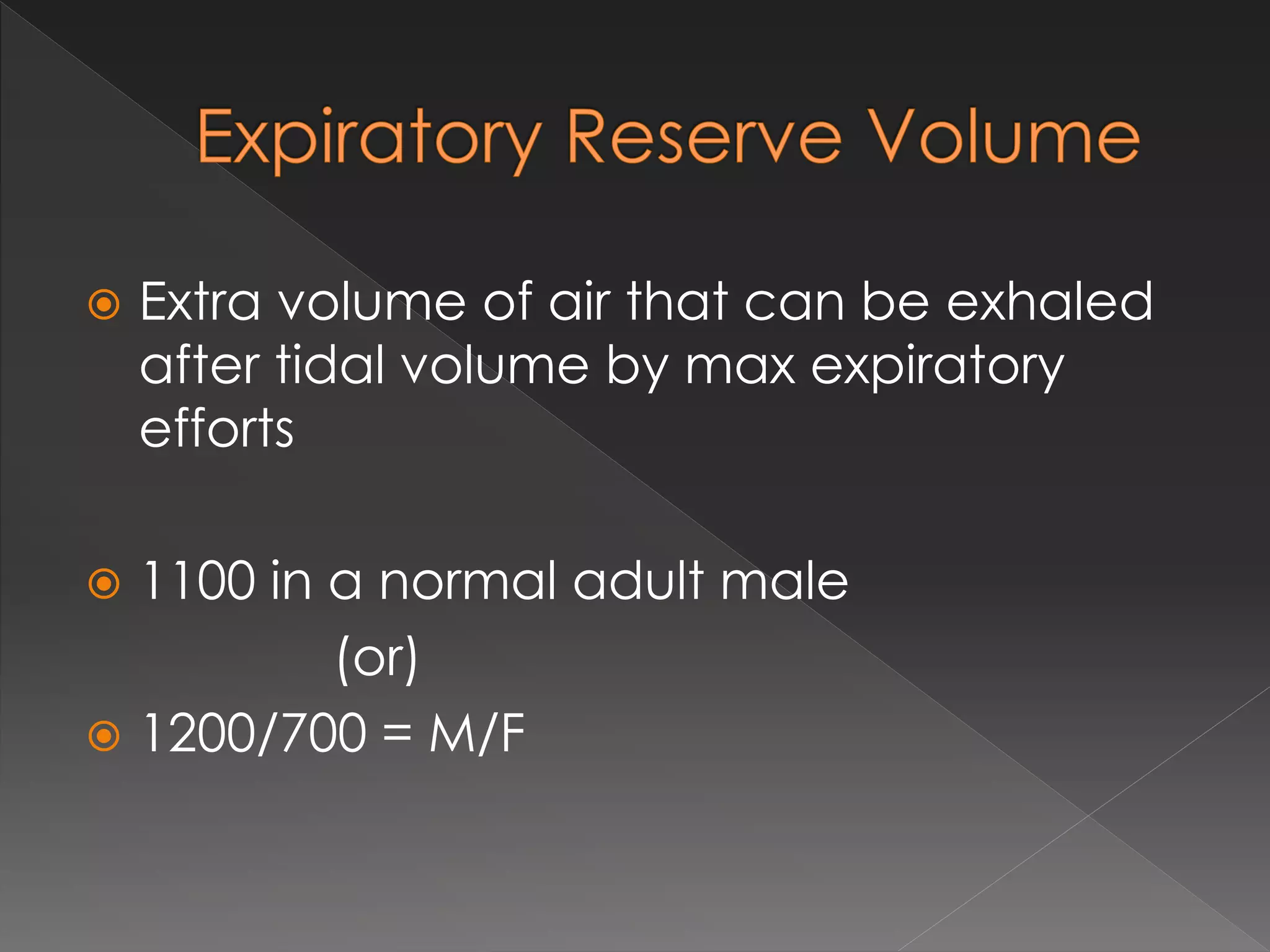 Lung volume and capacities | PPTX