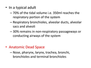 Lung volume and capacities | PPTX