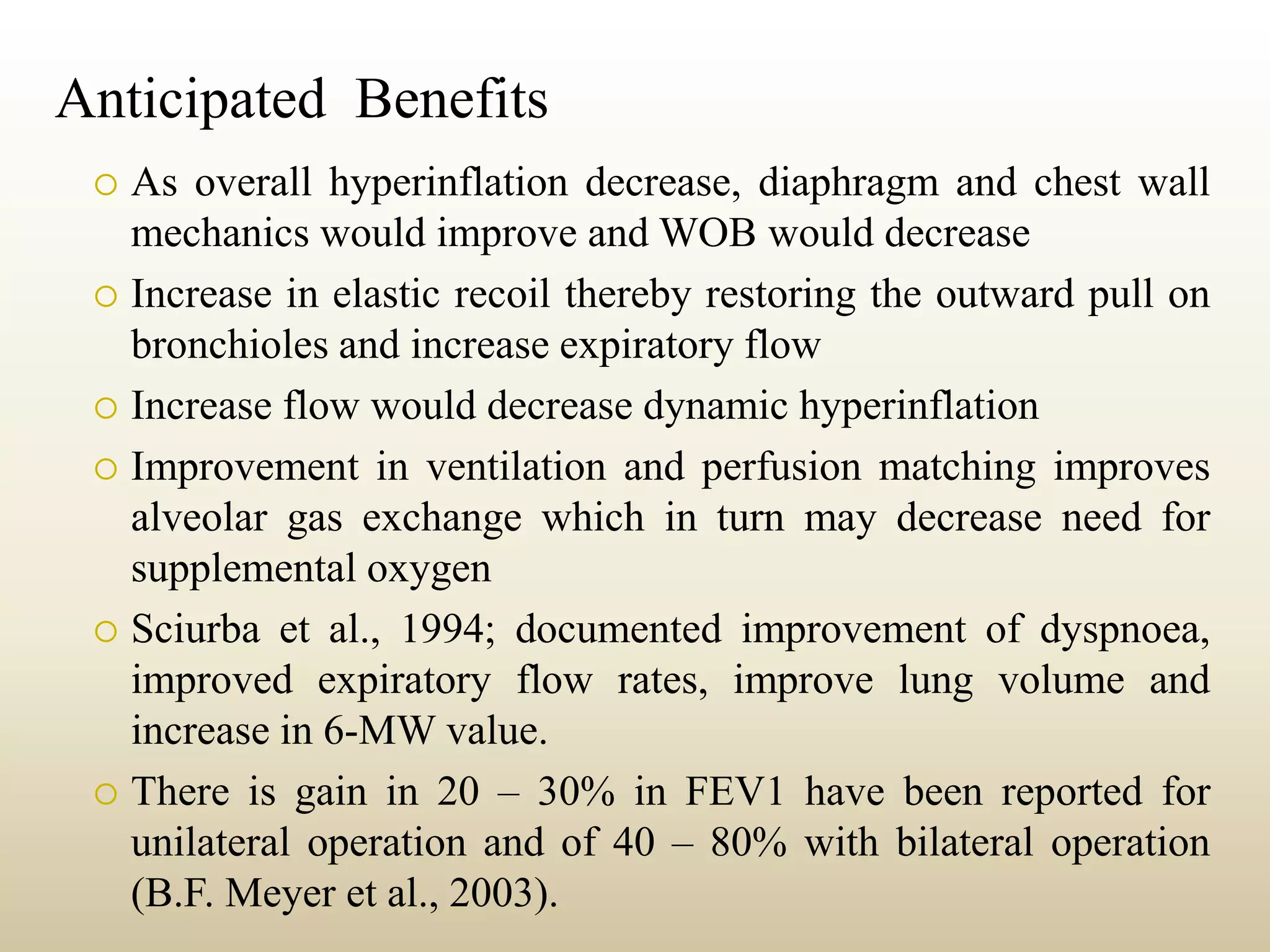 Lung volume reduction surgery (2) | PPTX