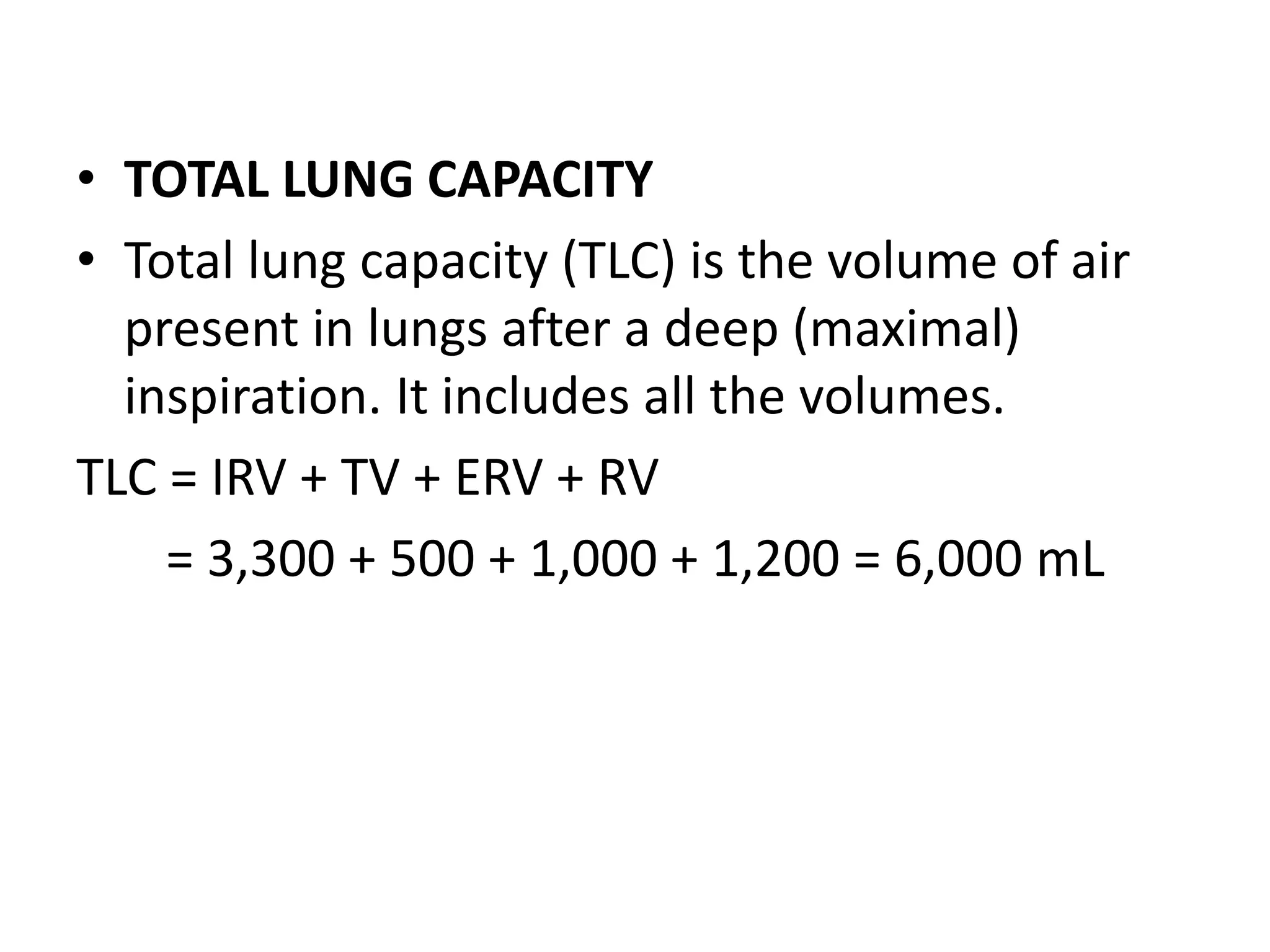 Lung volumes and capacities | PPTX | Lung and Respiratory Health ...