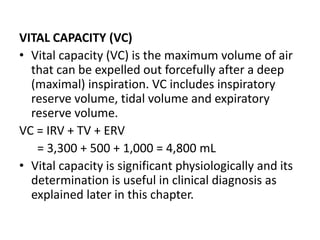 Lung volumes and capacities | PPTX | Lung and Respiratory Health ...