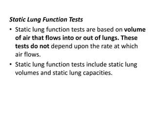 Lung volumes and capacities | PPTX | Lung and Respiratory Health ...