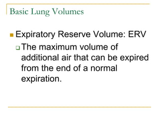 Lung Volumes and Capacities.pptx | Lung and Respiratory Health ...