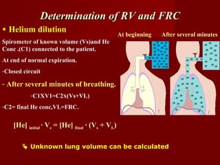 Lung volumes and capacities | PPT