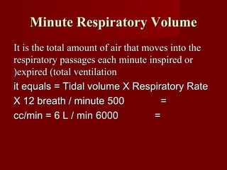 Lung volumes and capacities | PPT