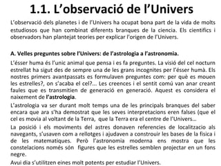 L’origen i la constitució de l’Univers i la Terra | PPT