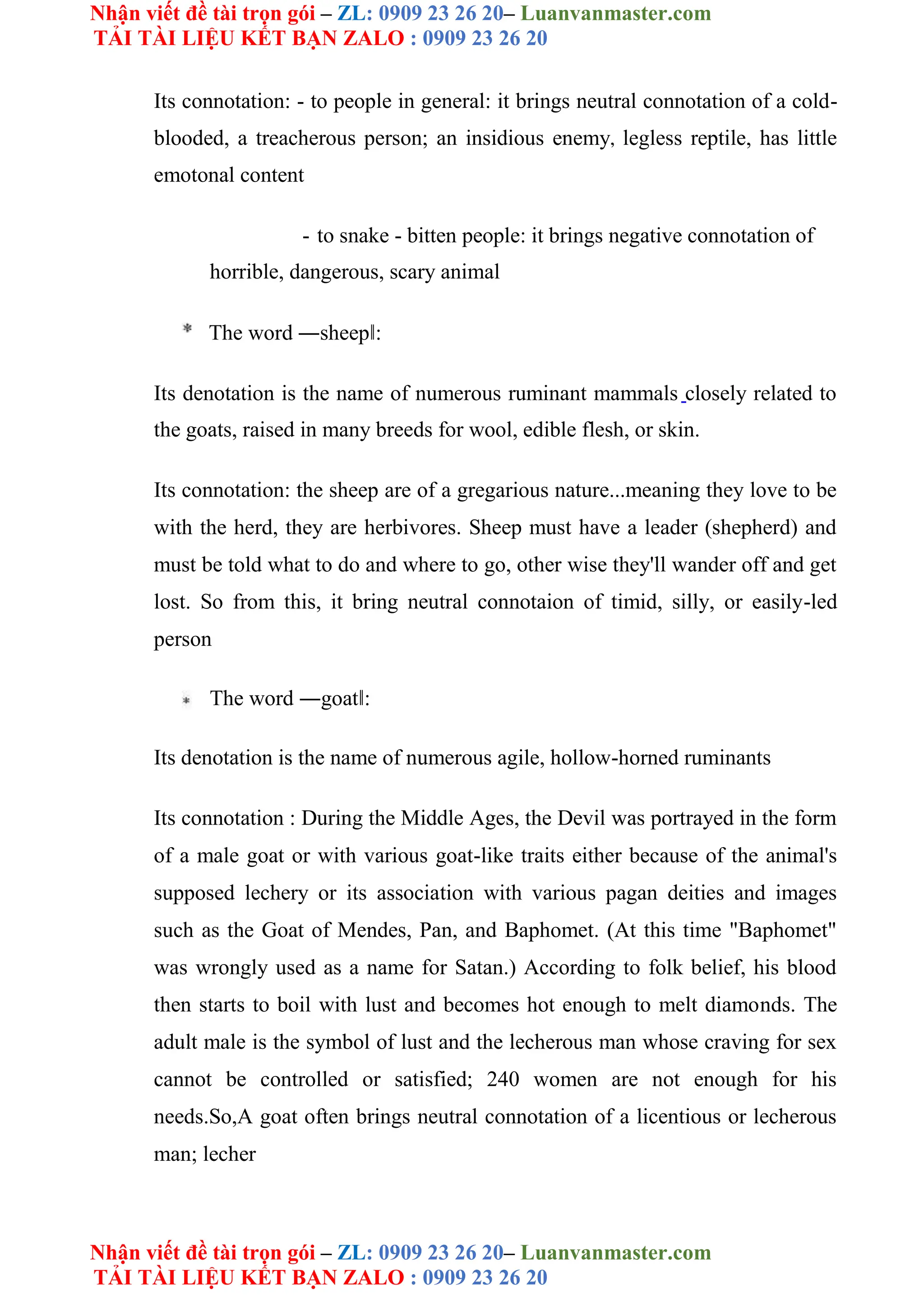 Luận Văn A Study On Denotation And Connotation In English.doc