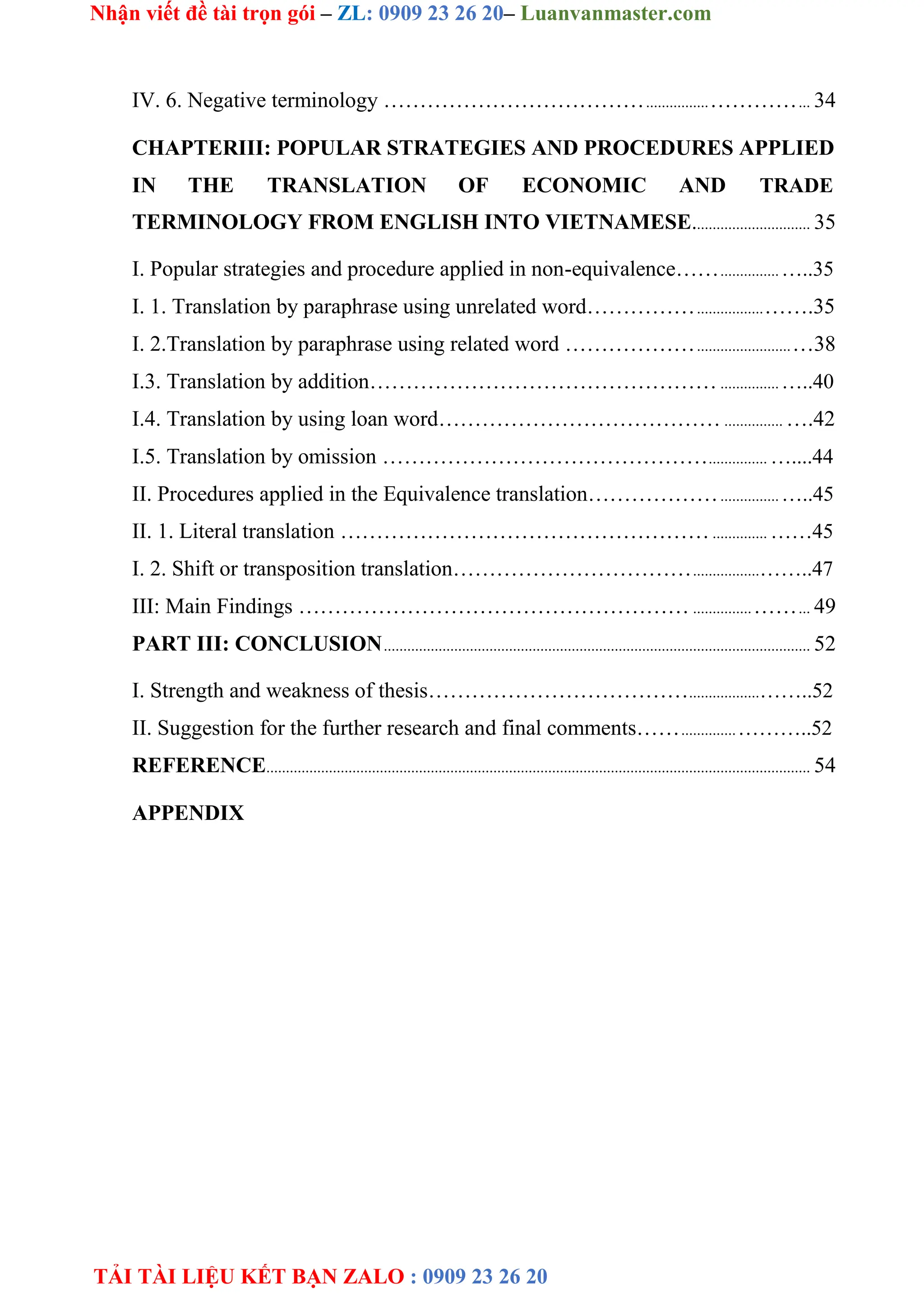 Luận Văn A Study On Translation Of Economic And Trade Terminology From ...