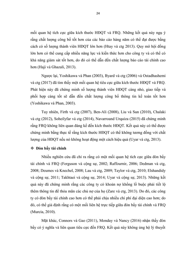 Luận Văn Các Nhân Tố Tác Động Đến Chất Lượng Bctc Của Các Công Ty Xây Dựng Niêm Yết Trên Sàn ...