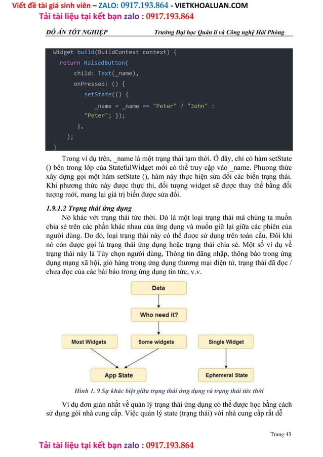 Luận Văn Công Nghệ Thông Tin Tìm Hiểu Về Flutter Và Ứng Dụng.doc