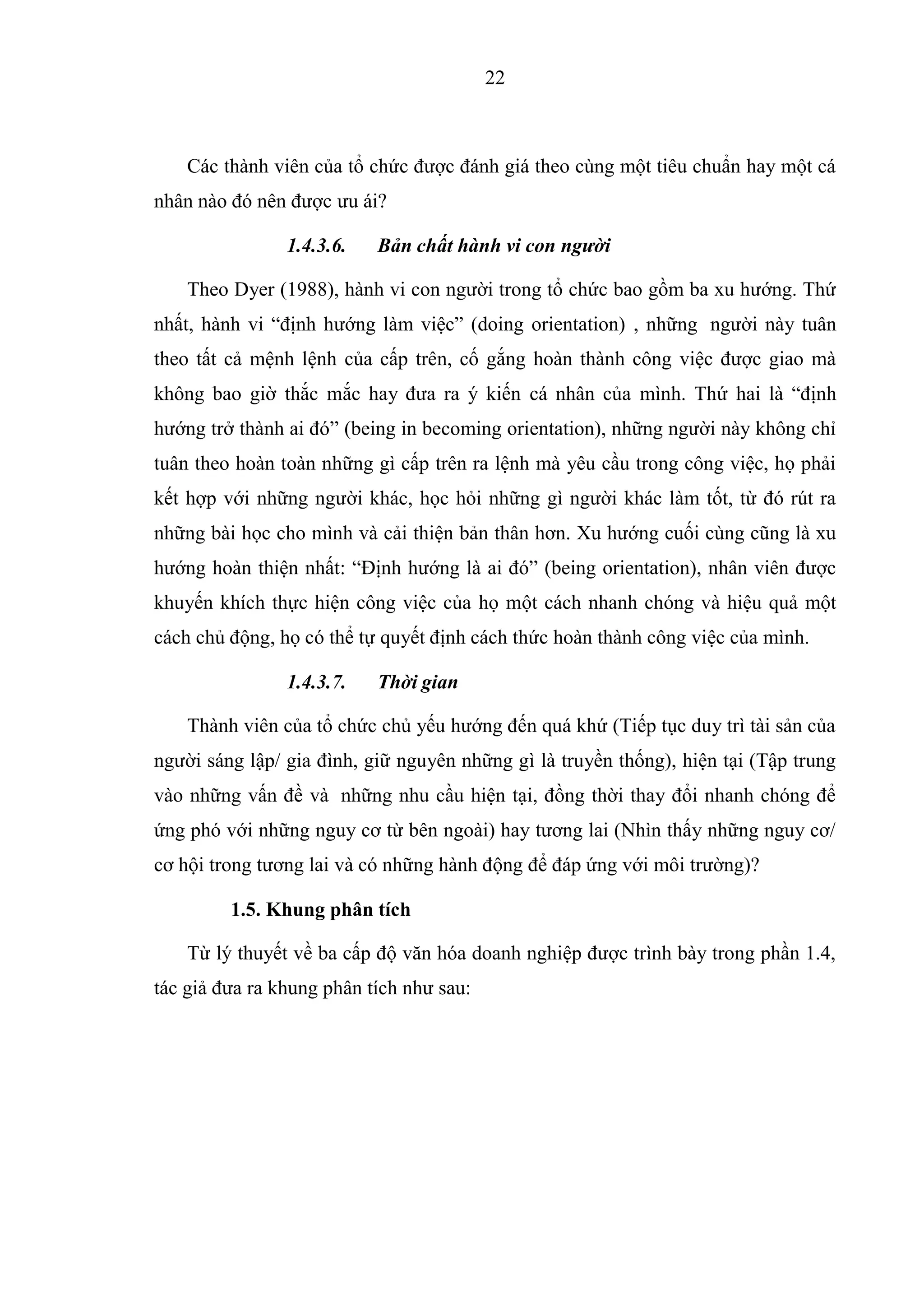 Luận Văn HOÀN THIỆN VĂN HÓA DOANH NGHIỆP THEO BA CẤP ĐỘ | DOCX