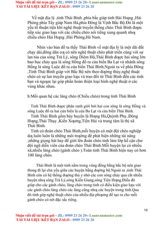 Luận Văn Nhà Hát Chèo Thái Bình.doc