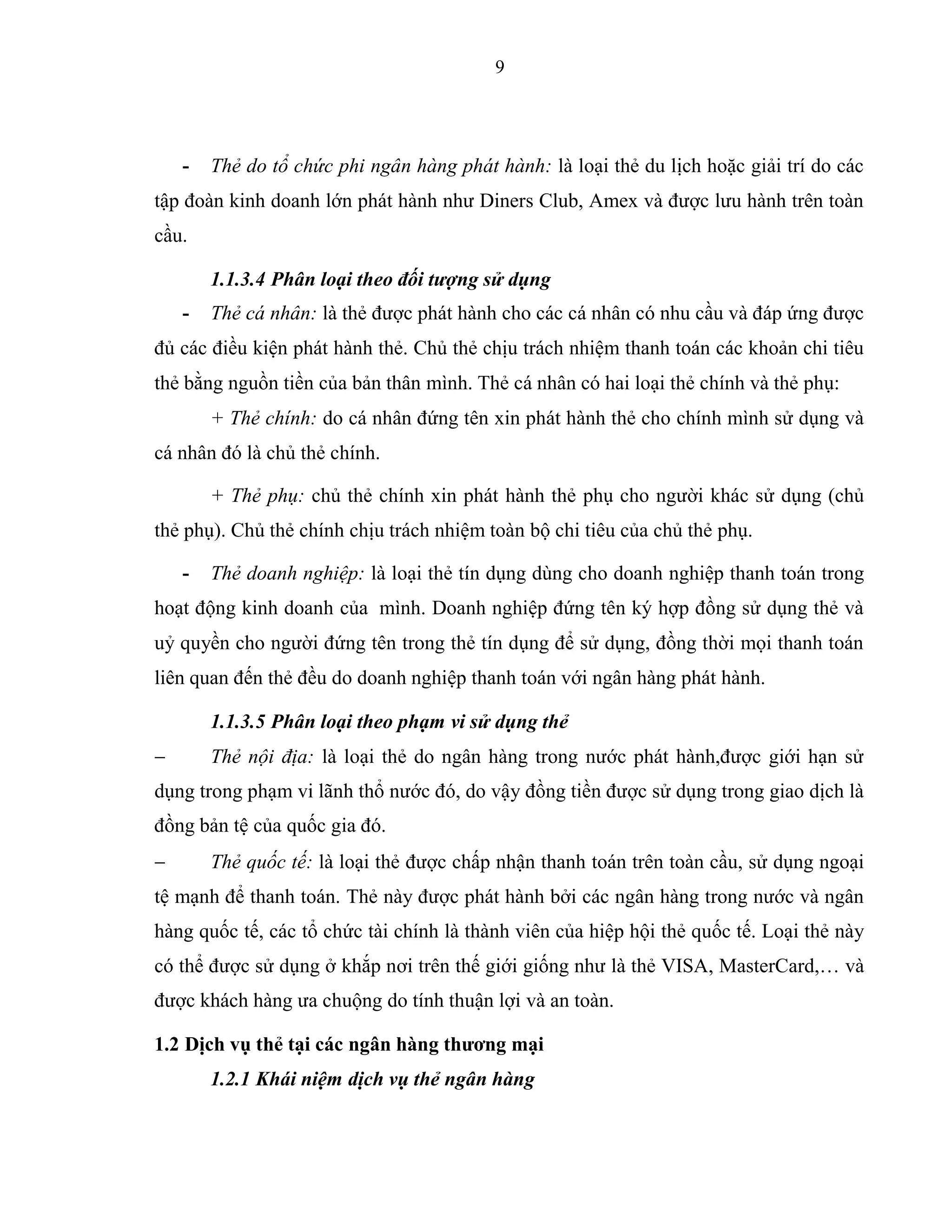 Luận Văn Phát Triển Dịch Vụ Thẻ Tại Ngân Hàng BIDV | DOCX