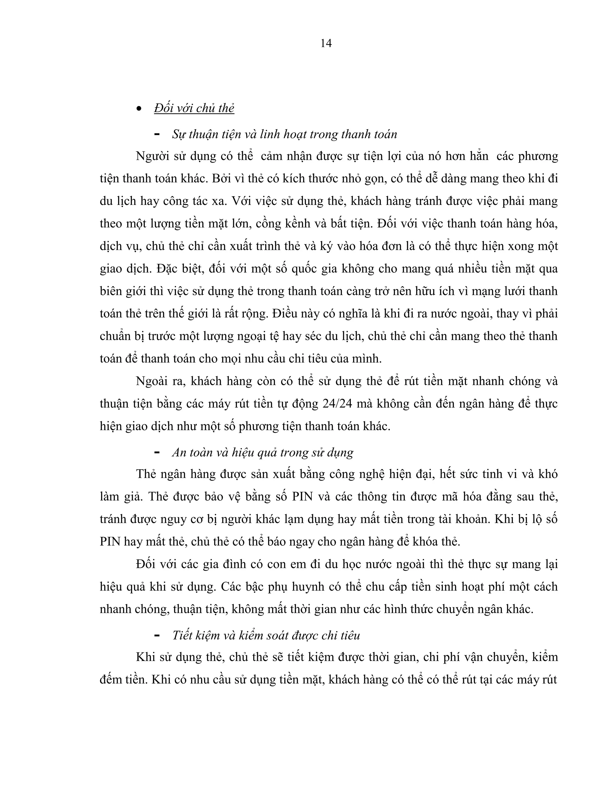 Luận Văn Phát Triển Dịch Vụ Thẻ Tại Ngân Hàng BIDV | DOCX