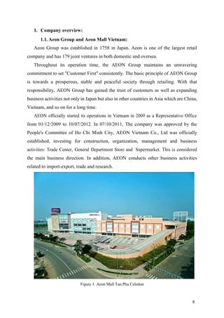 Luận Văn Poor Working Nvironment In Hardline Sector At Aeon Mall Tan ...