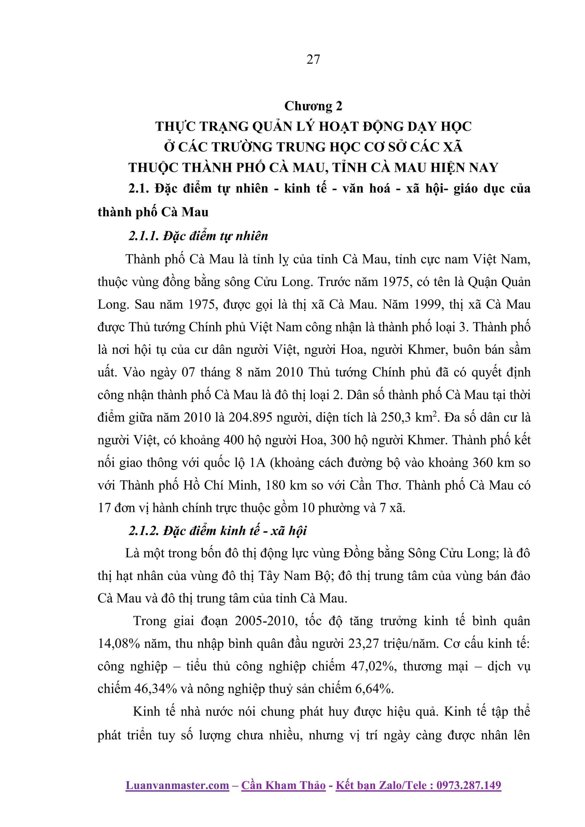 Luận Văn Thạc Sĩ Quản Lý Hoạt Động Dạy Học Ở Trường Trung Học Cơ Sở.doc