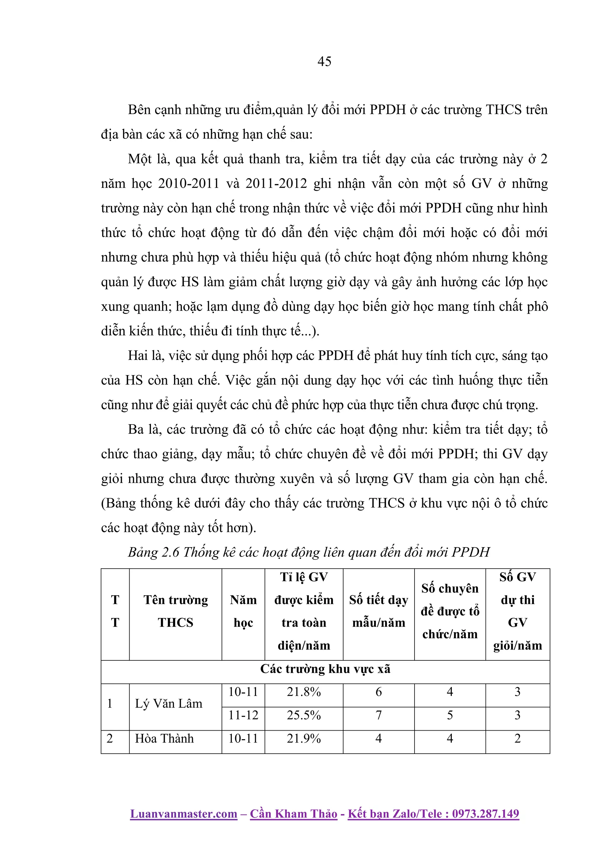 Luận Văn Thạc Sĩ Quản Lý Hoạt Động Dạy Học Ở Trường Trung Học Cơ Sở.doc