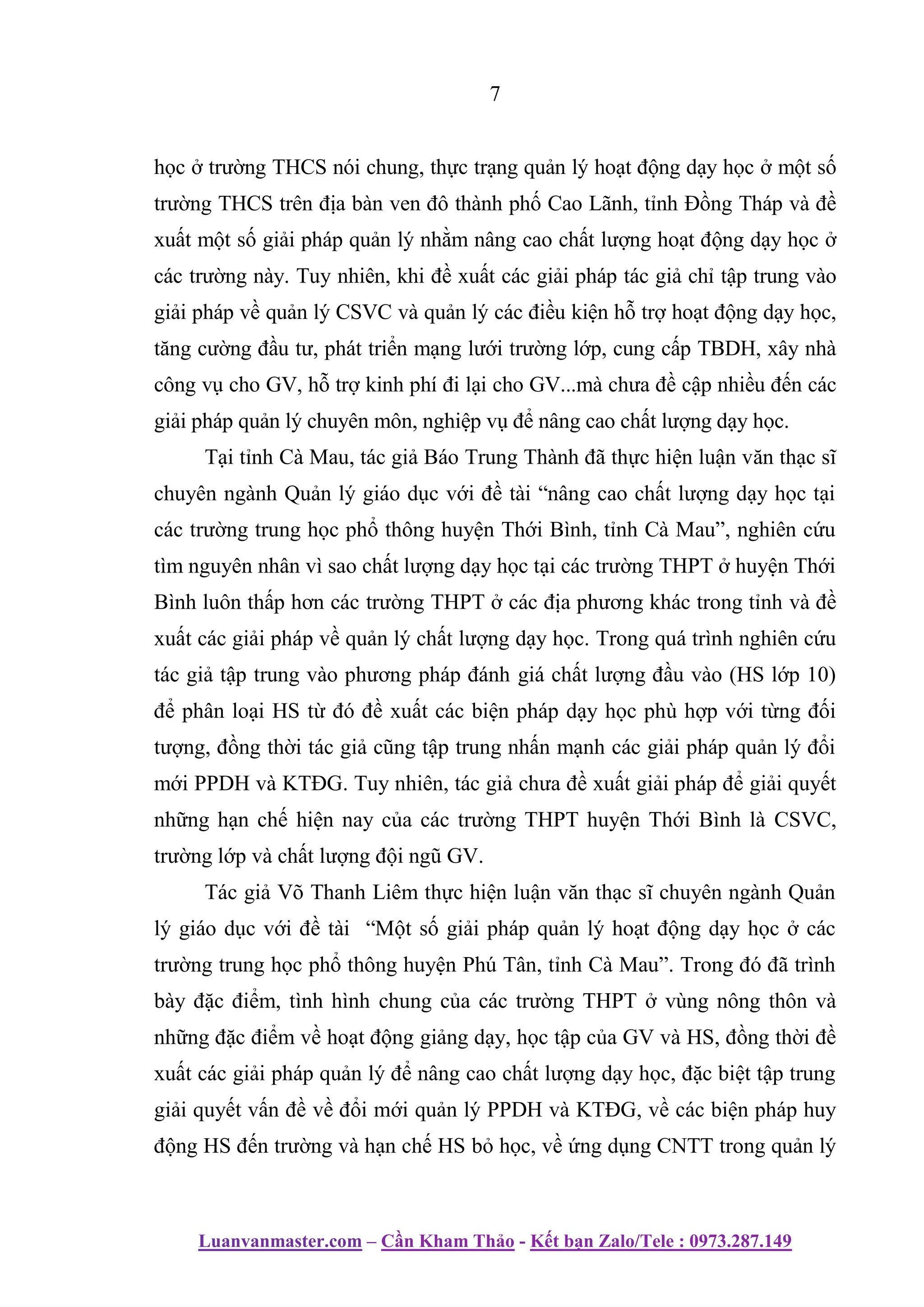 Luận Văn Thạc Sĩ Quản Lý Hoạt Động Dạy Học Ở Trường Trung Học Cơ Sở.doc