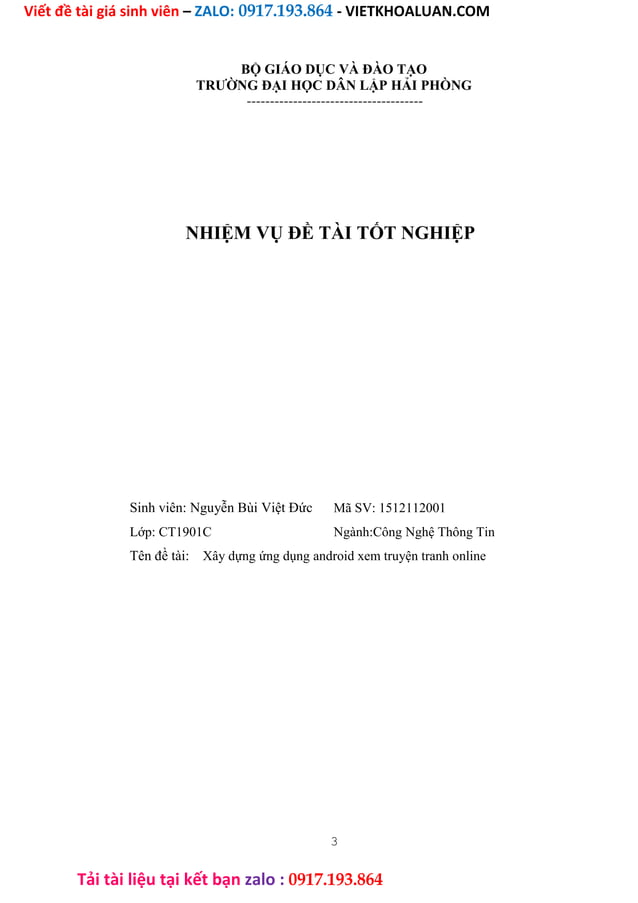 Luận Văn Xây Dựng Ứng Dụng Android Xem Truyện Tranh Online.doc