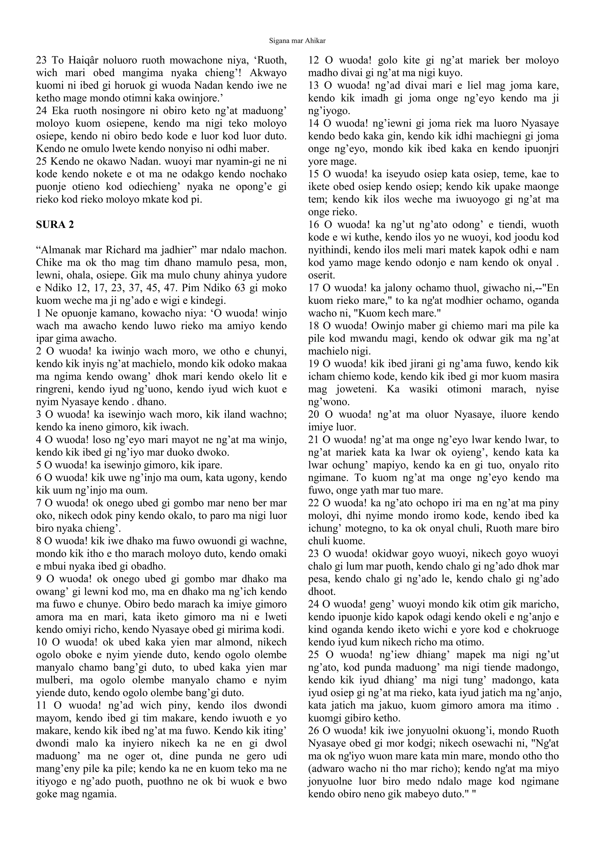 Luo - The Story of Ahikar the Grand Vizier of Assyria.pdf | Free Download