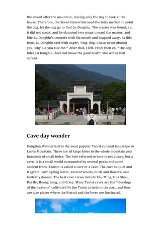 Luofu mountain scenic area | PDF