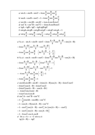 Luong giac chuong1 | PDF