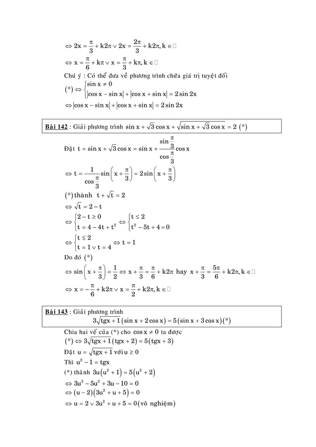 Luong giac chuong 7 | PDF