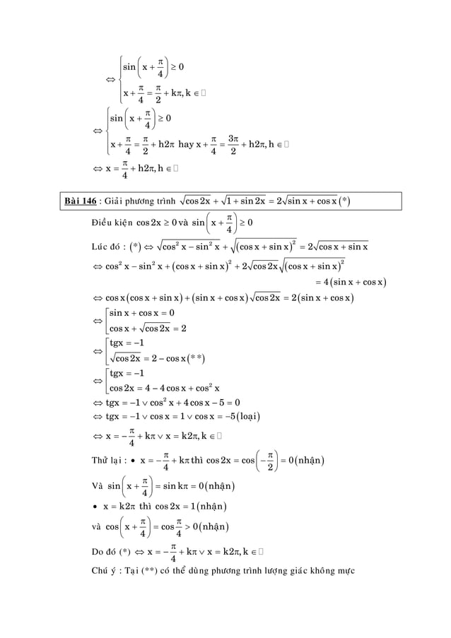 Luong giac chuong 7 | PDF