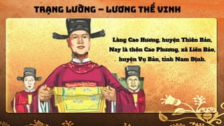 Luong the vinh | PPTX