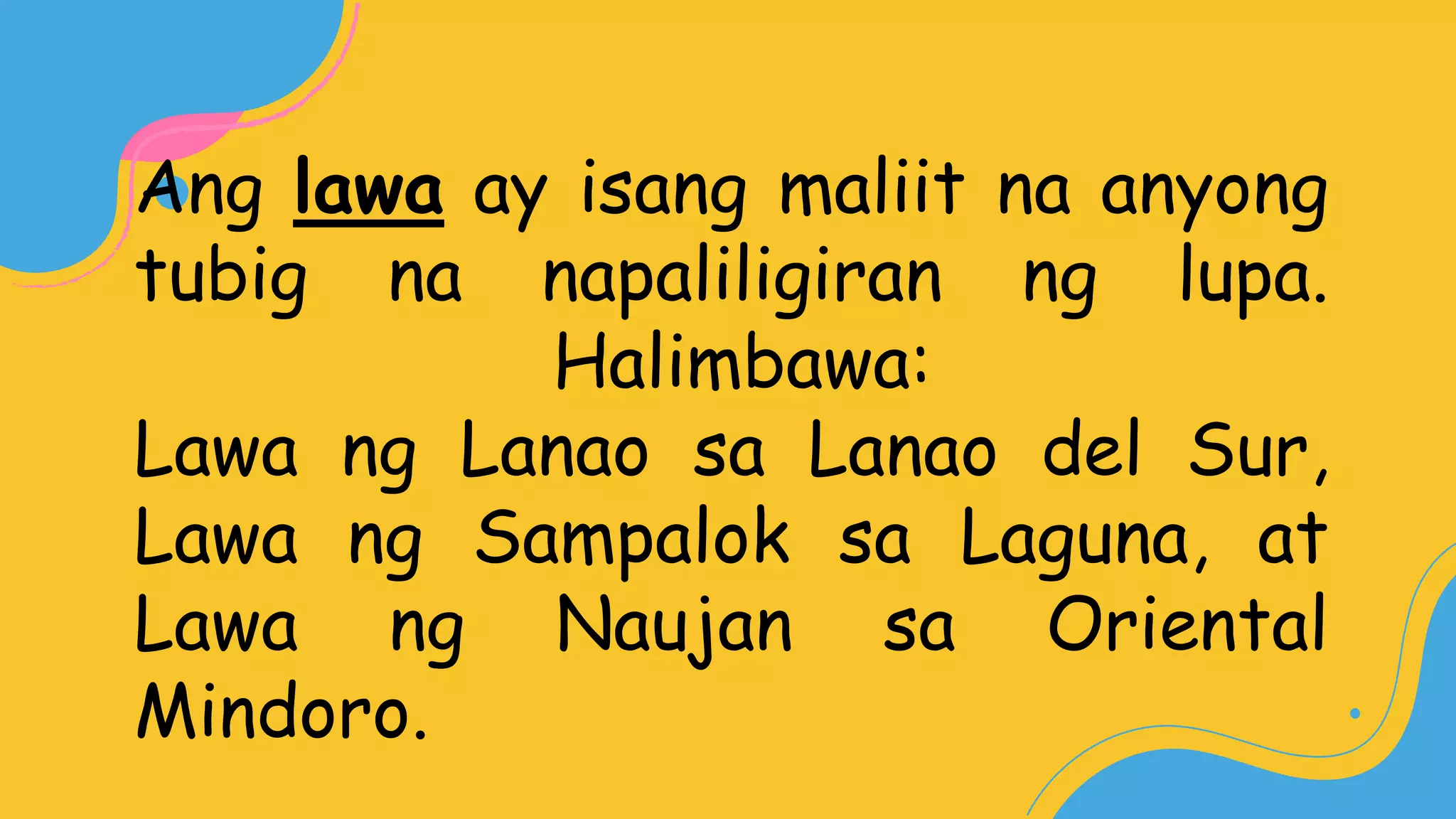anyong lupa at tubig.pptx | Geography | Science