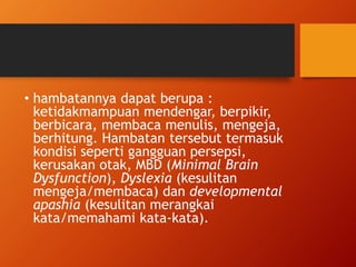 PPT MATA KULIAH PRIKOLOGI LUPA DAN KESULITAN BELAJAR | PPT