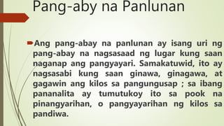 Lupang Tinubuan | PPTX