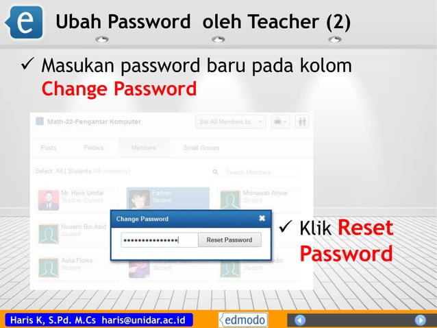 Lupa password edmodo | PPTX