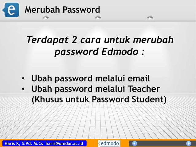 Lupa password edmodo | PPTX