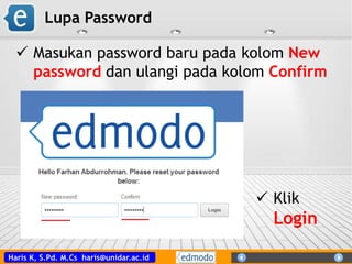 Lupa password edmodo | PPTX