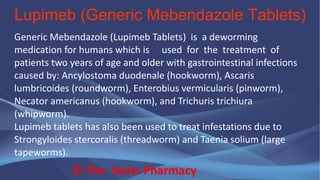 Lupimeb (Generic Mebendazole Tablets) | PPT