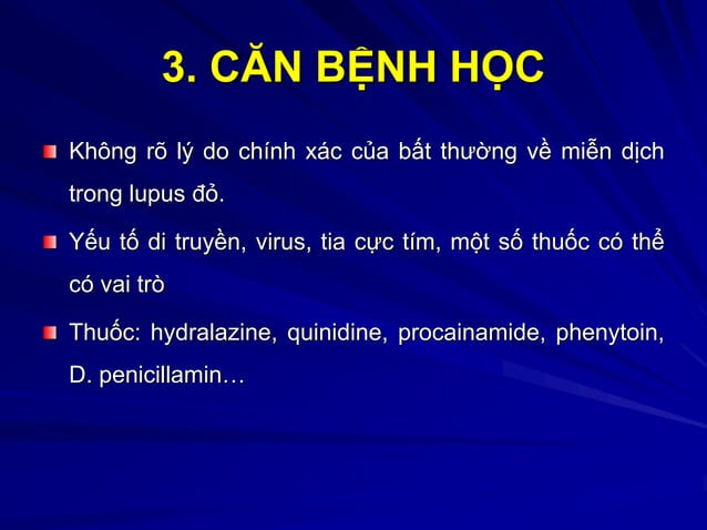 LUPUS BAN ĐỎ HỆ THỐNG | PDF